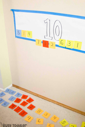 Making 10 Addition Activity - Busy Toddler