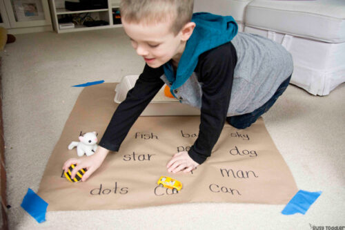 Matching Objects to Words: Reading Activity - Busy Toddler