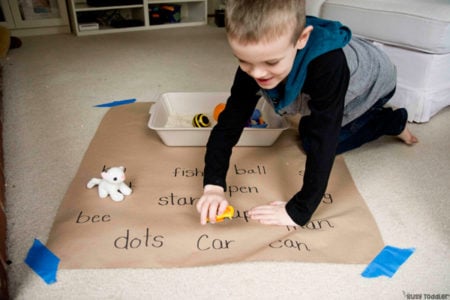 Matching Objects to Words: Reading Activity - Busy Toddler