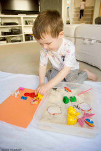 Matching Pairs: An Easy Sensory Activity - Busy Toddler