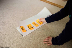 Building Names - Preschool Literacy Activity - Busy Toddler