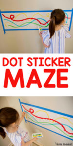 Dot Sticker Maze: Fine Motor Skills Activity - Busy Toddler