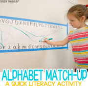 Easy Alphabet Matching Activity for Kids - Busy Toddler