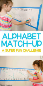 Easy Alphabet Matching Activity for Kids - Busy Toddler
