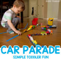 Car Parade Fine Motor Skills Activity - Busy Toddler