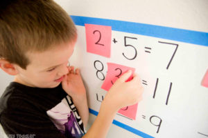 Finish the Equation Math Activity - Busy Toddler