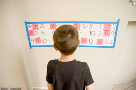 Finish the Equation Math Activity - Busy Toddler