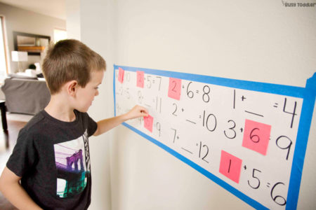 Finish the Equation Math Activity - Busy Toddler