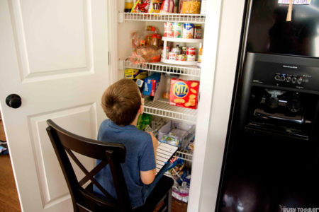 Write the Pantry Activity for Kindergarteners - Busy Toddler