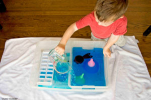 5 Things Kids Learn from Pouring Water - Busy Toddler