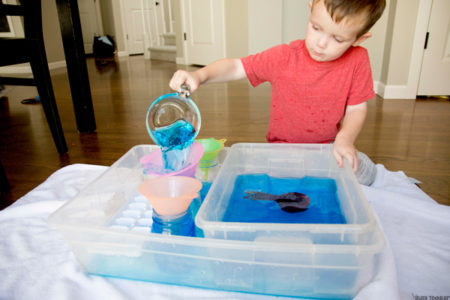 5 Things Kids Learn from Pouring Water - Busy Toddler