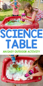 Turn Your Sand Box into a Science Table - Busy Toddler