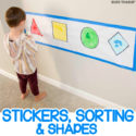How to Make a Dot Sticker Shapes Activity - Busy Toddler