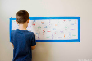 Sight Word Find Literacy Activity from Busy Toddler