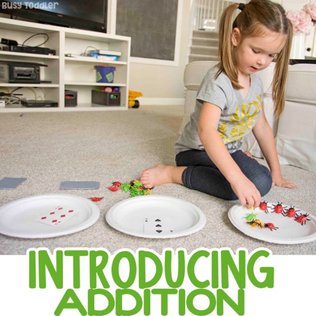 Introducing Addition the Hands-On Way - Busy Toddler