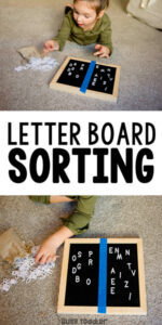 Letter Board Alphabet Activity for Preschoolers - Busy Toddler