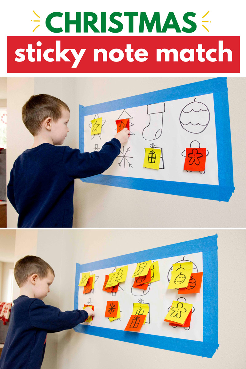 Christmas Matching Game - Busy Toddler