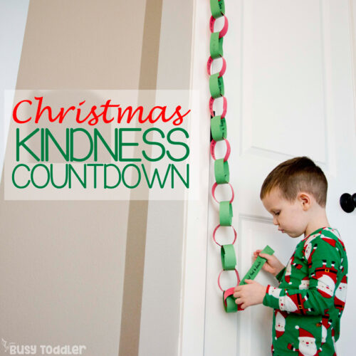 Countdown to Christmas: Random Acts of Kindness Activity - Busy Toddler