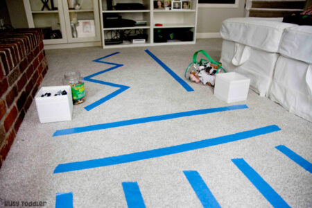 Animal Line-Up: A Quick and Easy Activity from Busy Toddler