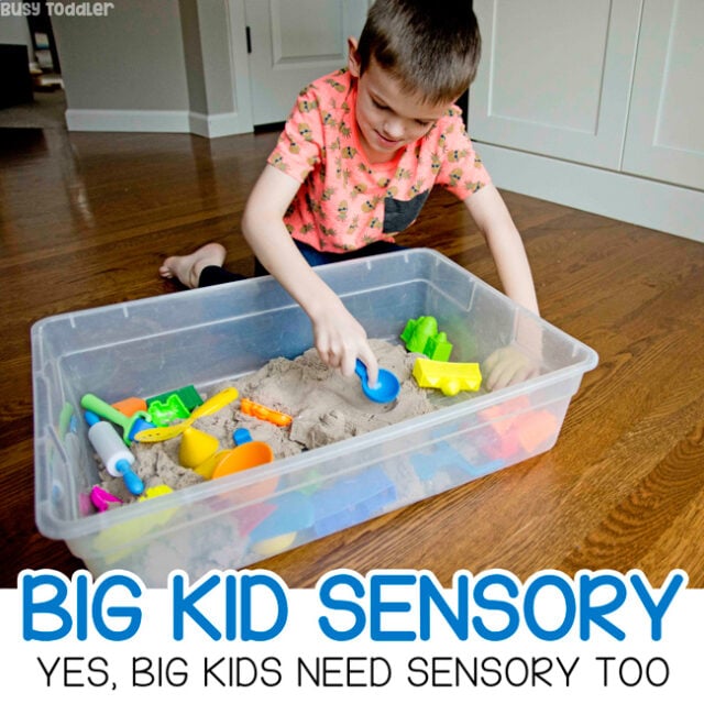 Big Kid Sensory Bins: Not Just for Toddlers - Busy Toddler