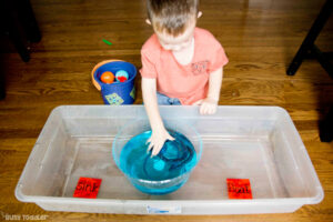 Sink or Float: Toddler Science Experiment - Busy Toddler