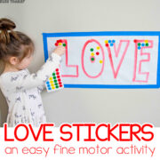 Love Stickers Activity for Preschoolers - Busy Toddler