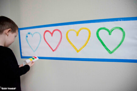 Heart Stickers Activity for Toddlers & Preschoolers - Busy Toddler