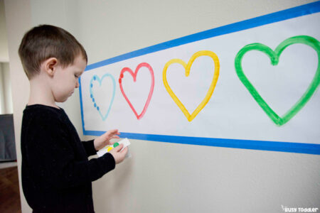 Heart Stickers Activity for Toddlers & Preschoolers - Busy Toddler