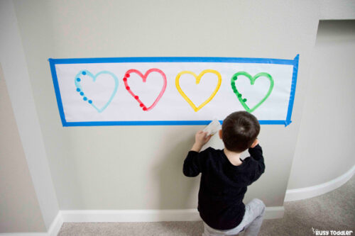 Heart Stickers Activity for Toddlers & Preschoolers - Busy Toddler