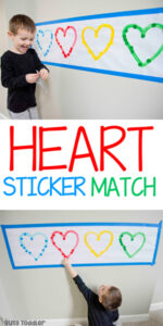 Heart Stickers Activity for Toddlers & Preschoolers - Busy Toddler