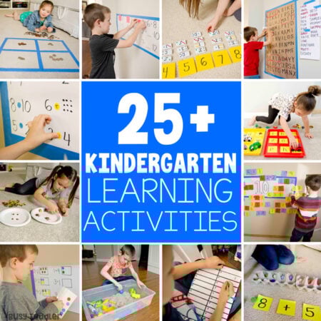 25+ Kindergarten Activities (Hands-On & Playful) - Busy Toddler