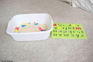 Dollar Store Activity: ABC Puzzle Hunt - Busy Toddler