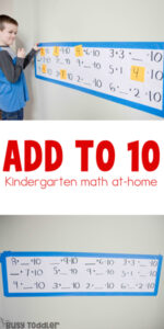Add to 10: A Kindergarten Math Activity - Busy Toddler