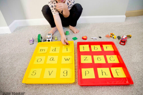 Hearing Sounds Pre-Reading Activity - Busy Toddler