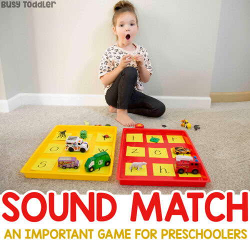 Hearing Sounds Pre-Reading Activity - Busy Toddler