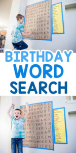 Birthday Word Search Activity for Kids - Busy Toddler