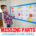 Missing Parts: An Algebra Math Activity for Kids - Busy Toddler