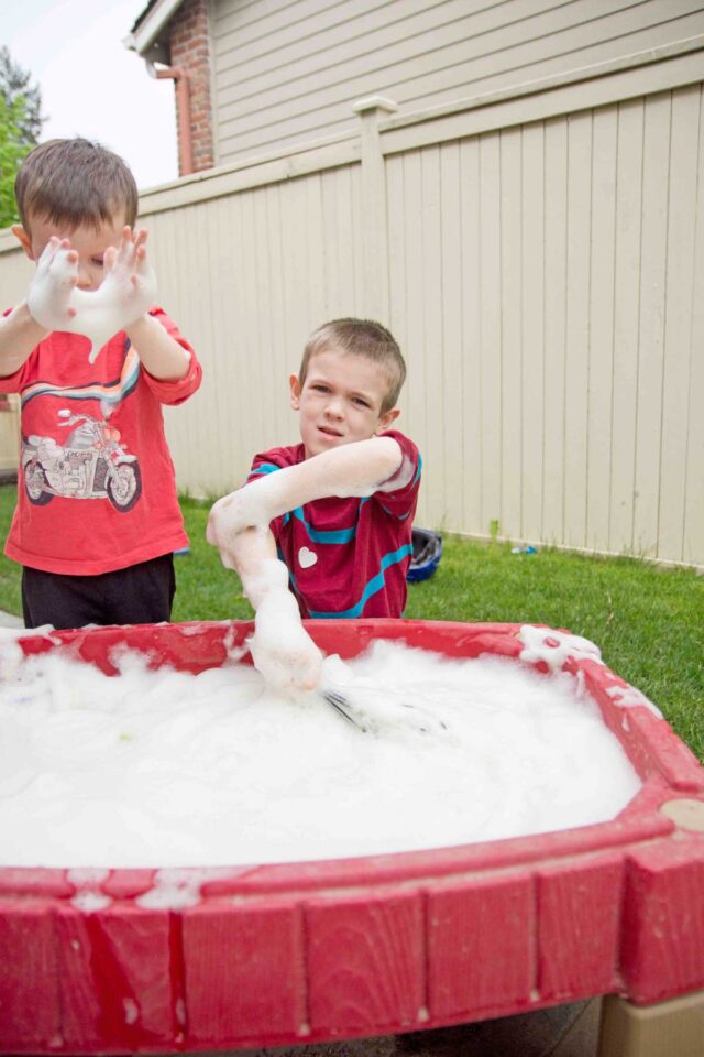 Bubble Foam Water Table - Busy Toddler