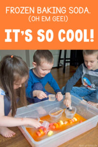 Fizzy Ice Cubes: Kids Science Experiment - Busy Toddler