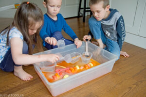 Fizzy Ice Cubes: Kids Science Experiment - Busy Toddler