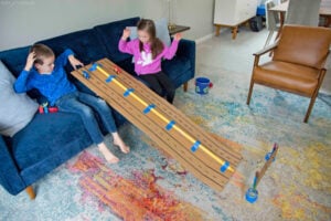 Car Ramp: an easy STEM activity for kids - Busy Toddler