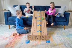 Car Ramp: an easy STEM activity for kids - Busy Toddler
