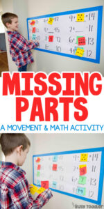 Missing Parts: An Algebra Math Activity for Kids - Busy Toddler