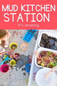 DIY Mud Kitchen: an outdoor sensory activity - Busy Toddler