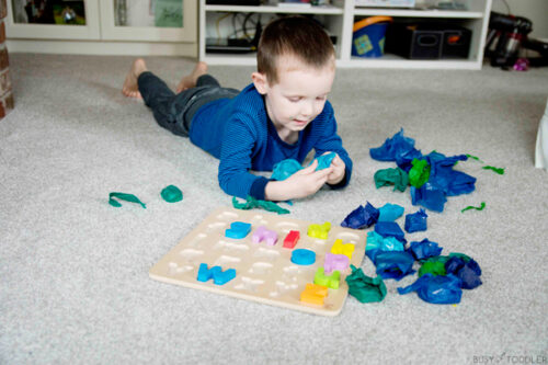 Puzzle Unwrap: A Fun Toddler Activity - Busy Toddler