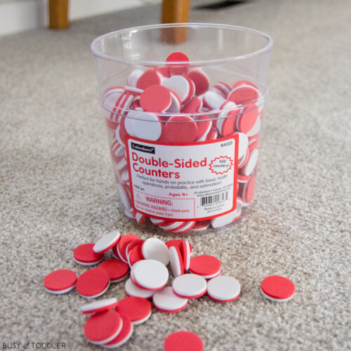 Math Manipulatives for Home Learning - Busy Toddler
