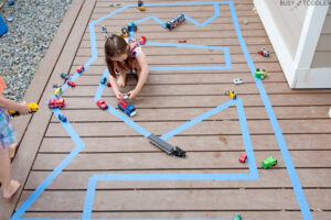 Outdoor Road Easy Activity for Kids - Busy Toddler