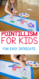 Pointillism Art Activity: Process Art from Busy Toddler