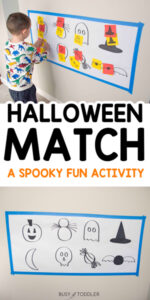 Halloween Post-it Match (an all ages activity) - Busy Toddler