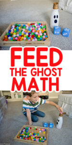 Ghost Roll & Feed: Halloween Math for All Ages - Busy Toddler